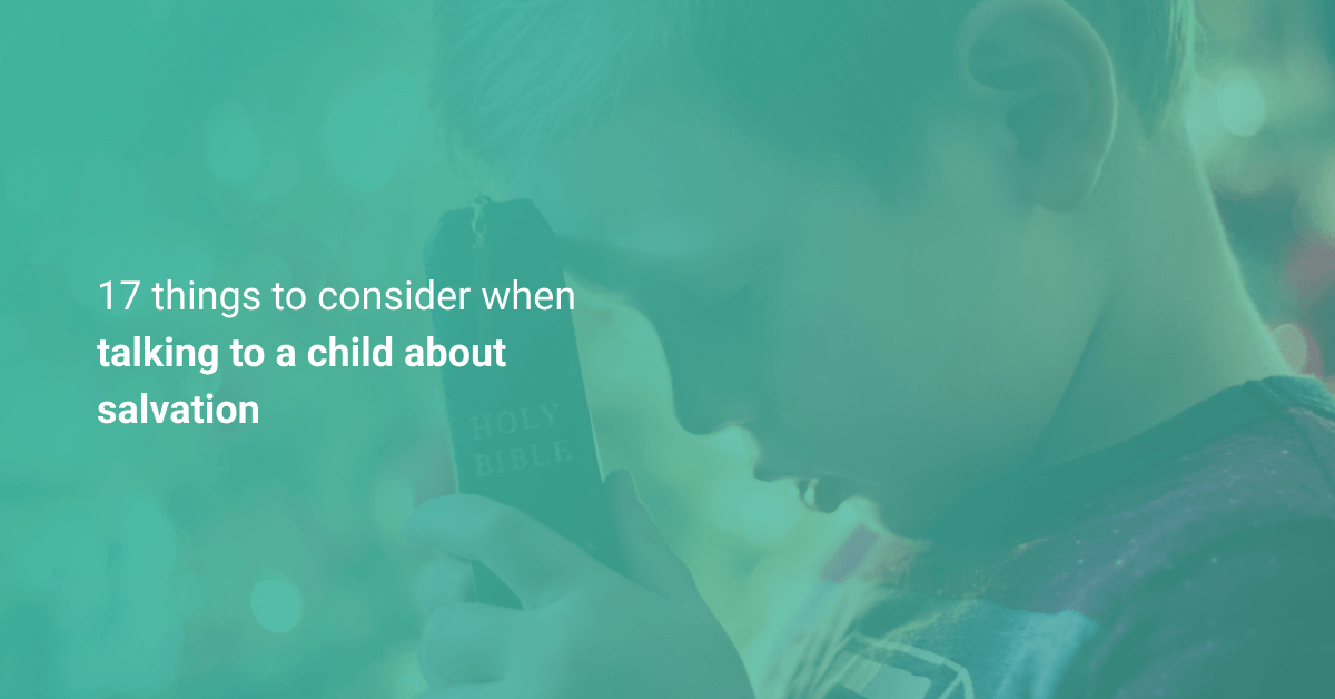 How to Explain Salvation to a Child - ServeHQ